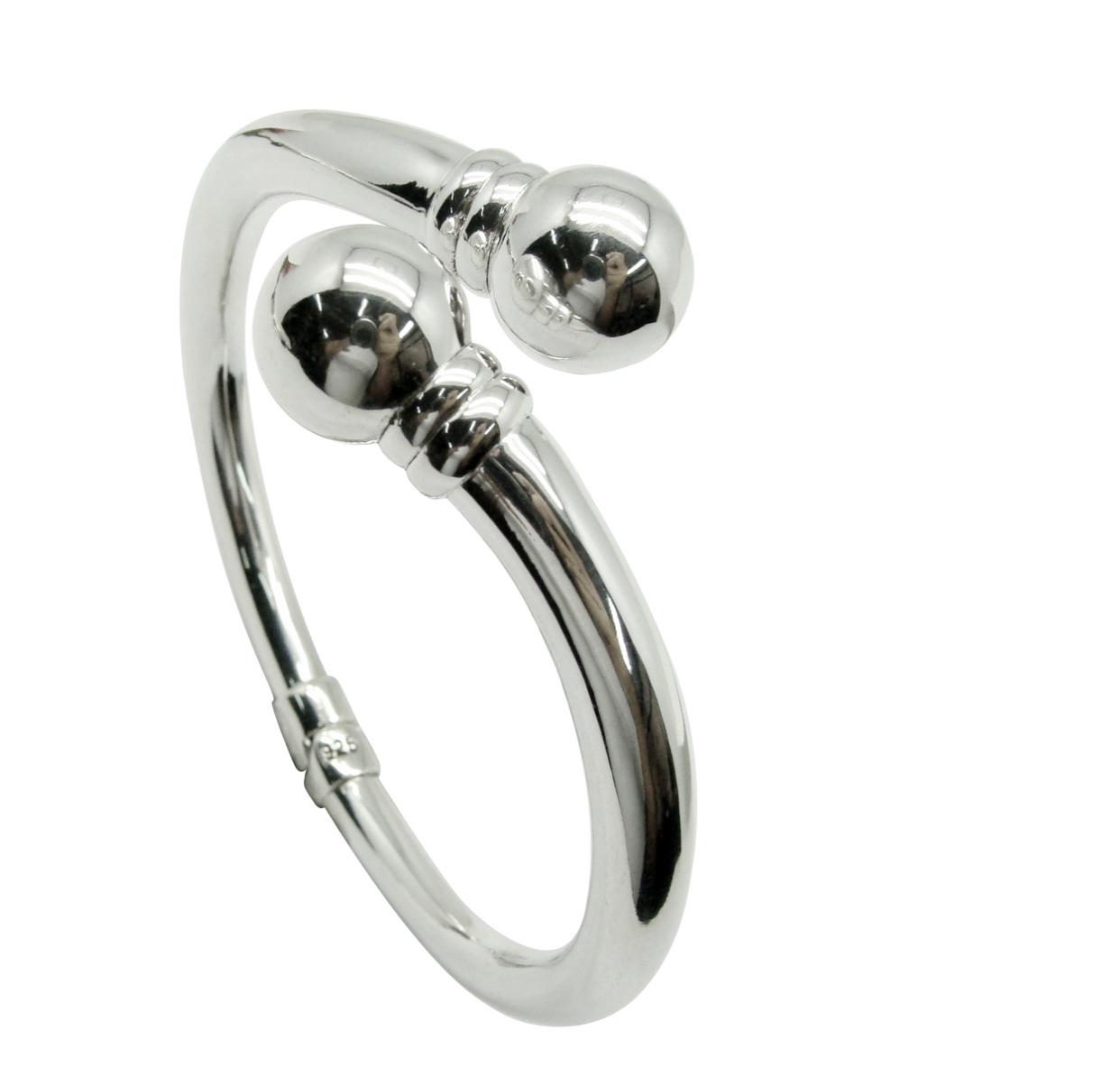 Double ball bangle – VDM Jewellery